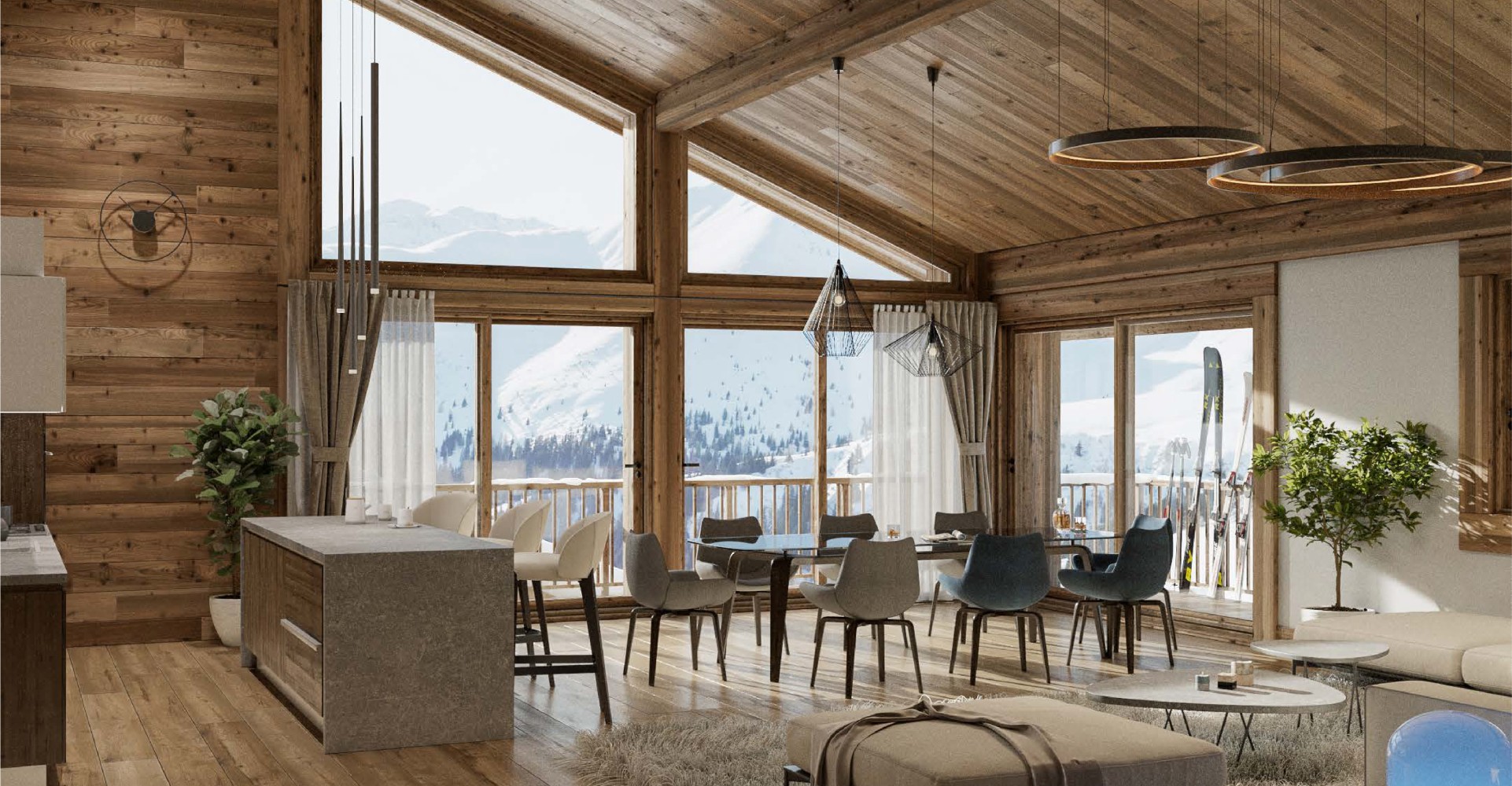 Chalet L'Étoile de l'Ours à Méribel | Penthouse de luxe à Mottaret